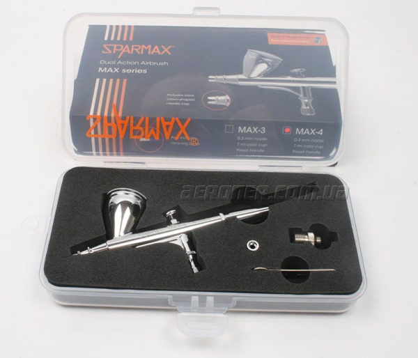 Аэрограф Sparmax MAX-4 купить в Киеве, цена в интернет-магазине Aeroner ...