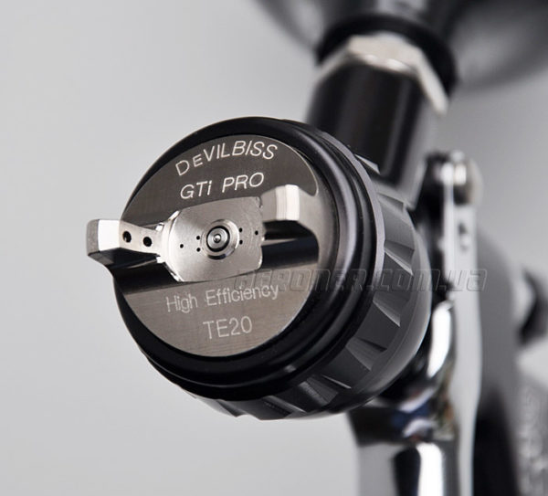 Краскопульт DeVilbiss GTi Pro Lite TE20 SUPER BLACK Limited Edition ...